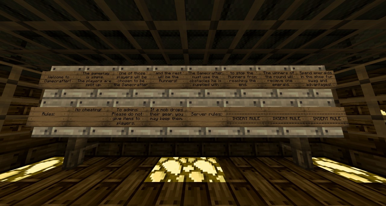 Gamecrafter Minecraft Map