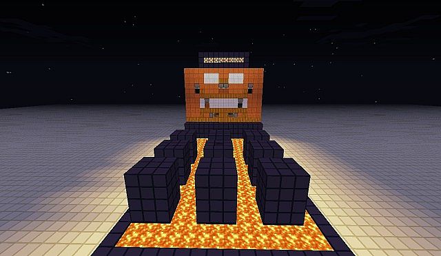 Evil Halloween Boss Fight 10% completed Minecraft Map