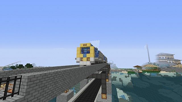 Metro Train Minecraft Map
