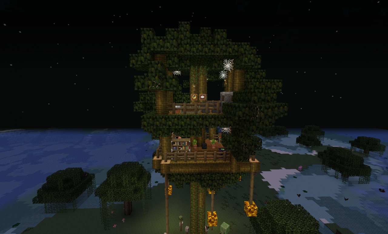 Witch's TreeHut/House [1.4] Minecraft Map