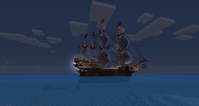 Galleon "ágil lobos marinos" (ship) Minecraft Map