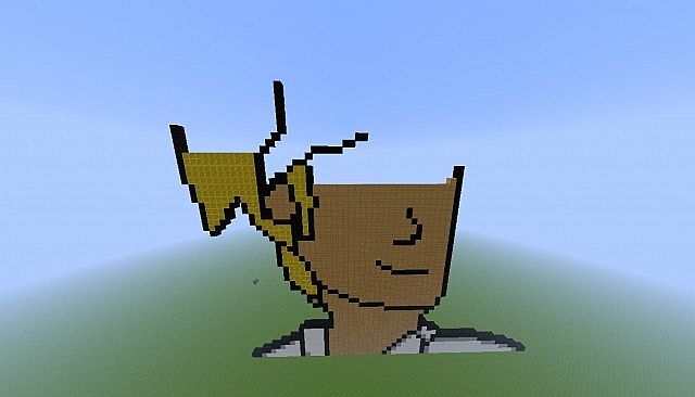 Yogscast - Duncan and Simon Pixel Art Minecraft Map