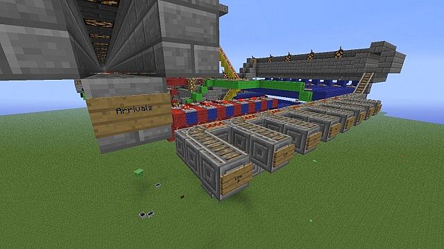 Minecart Train Station Minecraft Map