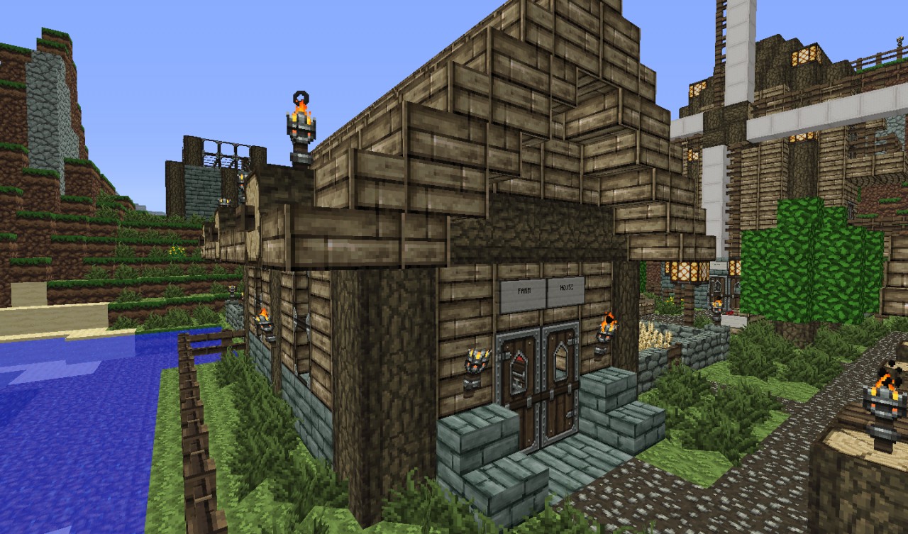 Small Farm Settlement Minecraft Map