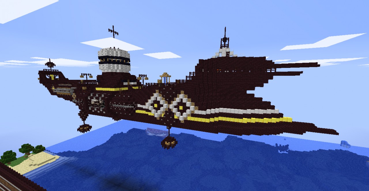 Imperial Hammershark BattleCruiser Minecraft Map