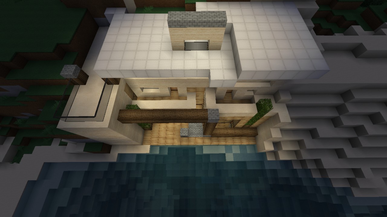 First Modern Desert Build (Keralis Inspired) Minecraft Map