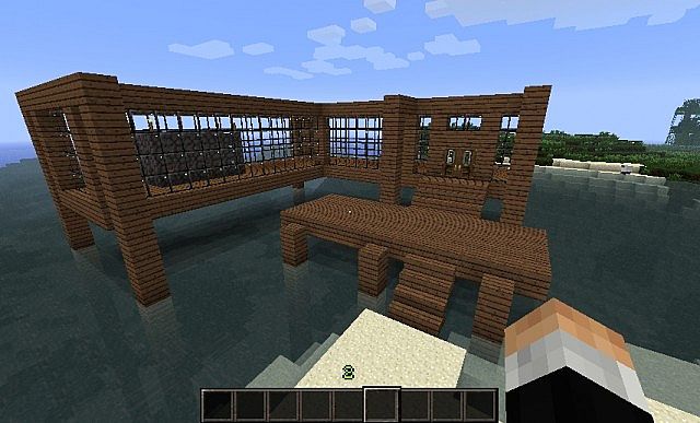 Above sea house Minecraft Map