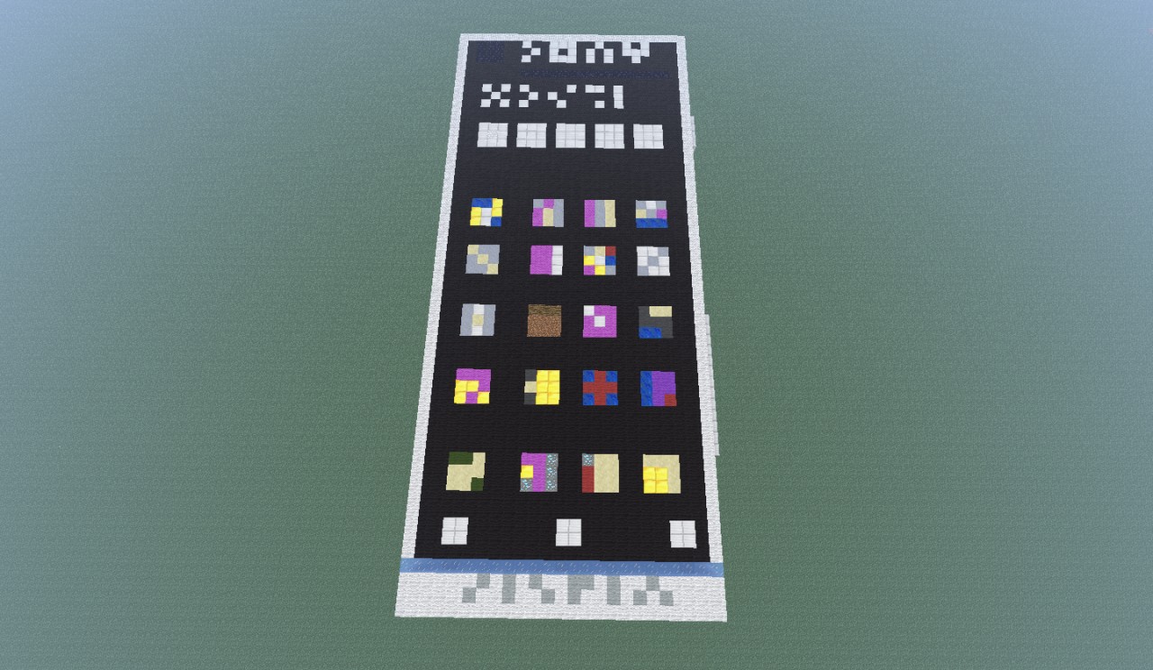 Sony Xperia S (+insides) Minecraft Map