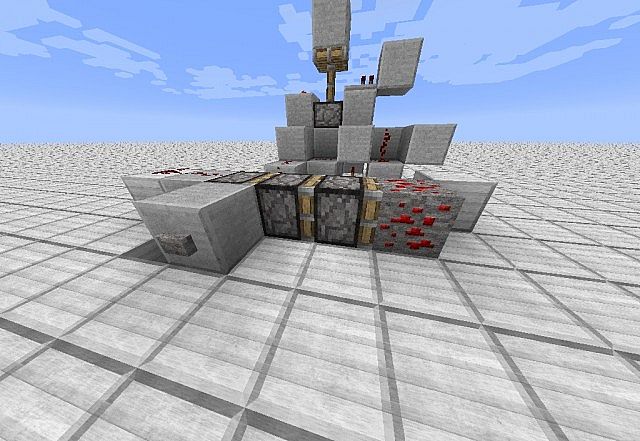Triple Horizontal Piston Extender! [7x5x8] Minecraft Map