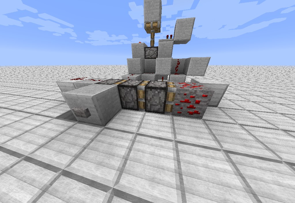 Triple Horizontal Piston Extender! [7x5x8] Minecraft Map