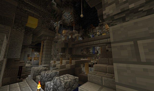 Underground Dwarven City Minecraft Map