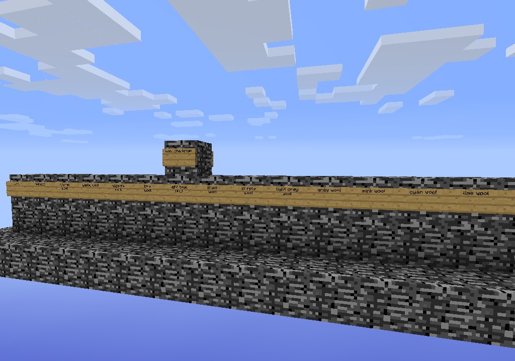SP/MP Sky Challenge Minecraft Map