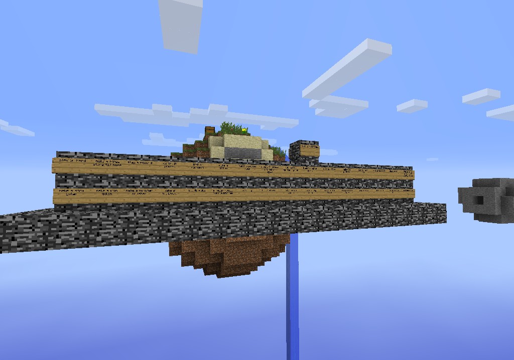 SP/MP Sky Challenge Minecraft Map