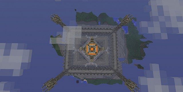 Pre-made server map Minecraft Map