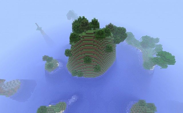 Paradise (just some more islands) Minecraft Map
