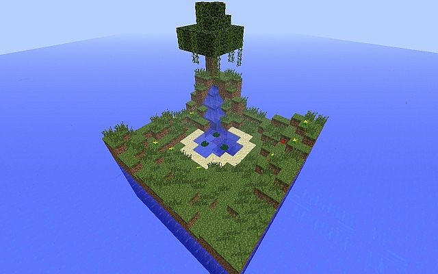 the dirt cube island!!! Minecraft Map