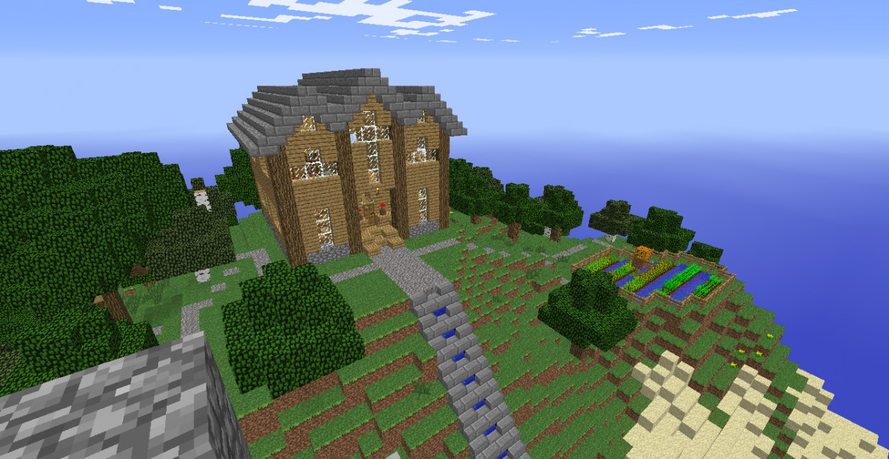 White Manor/Comfortable Home Minecraft Map