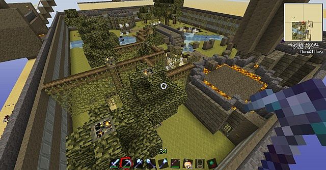 BATTLE ROYAL WITH PARKOUR Minecraft Map
