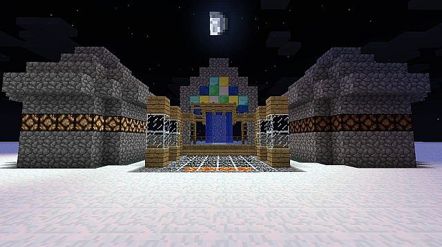 ice skating rink. Minecraft Map