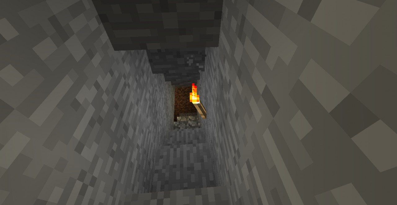 Massive underground HOUSE + MINE Minecraft Map