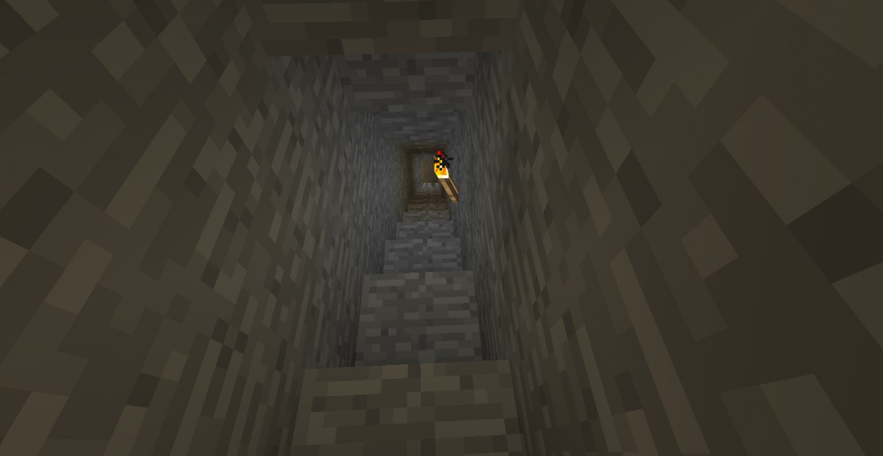 Massive underground HOUSE + MINE Minecraft Map