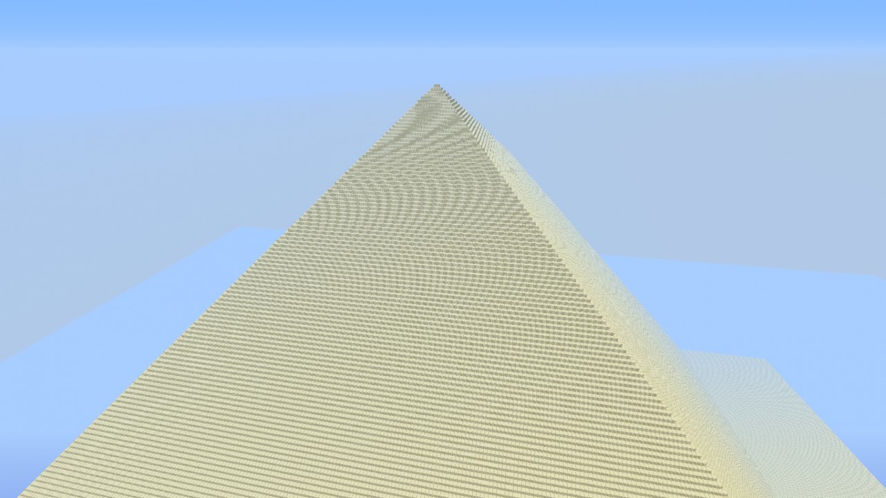 Pyramid of Giza (Life Size replica) Minecraft Map