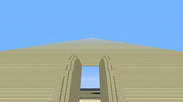Pyramid of Giza (Life Size replica) Minecraft Map