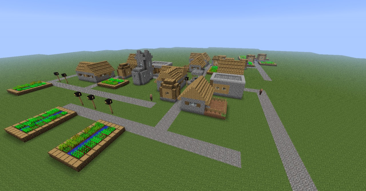 Village City Challenge Minecraft Map