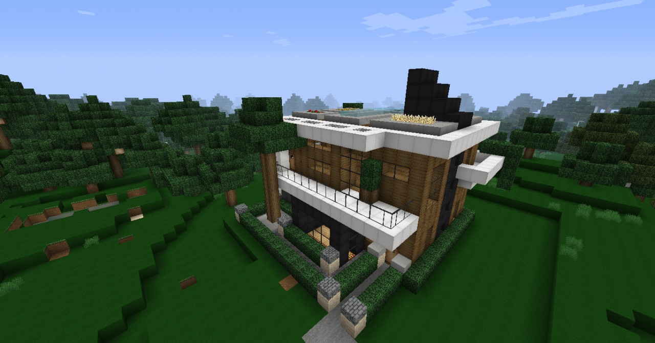 new modern house v1 Minecraft Map