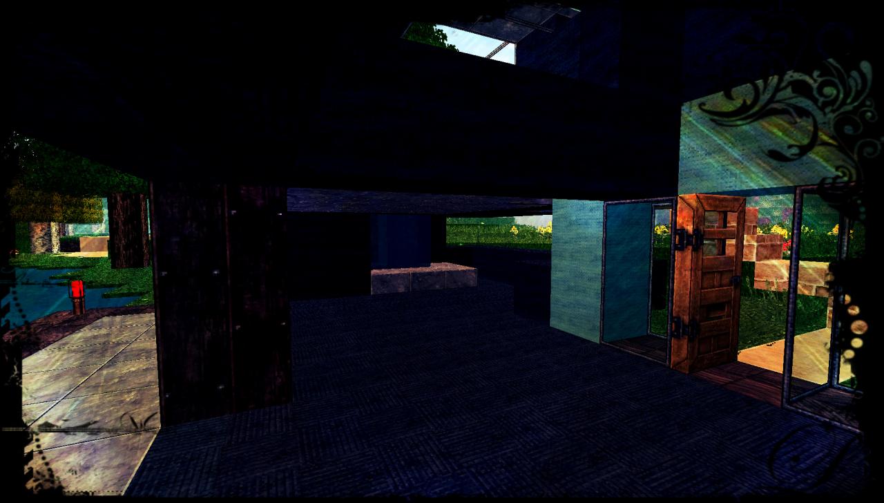 Water Drop Modern House Minecraft Map