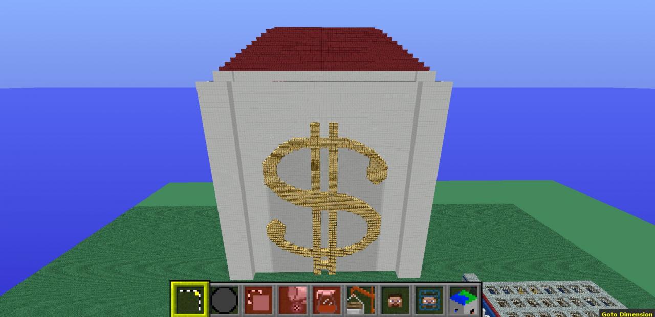 Scrooge Mcduck's MoneyBin (From Ducktales). Minecraft Project