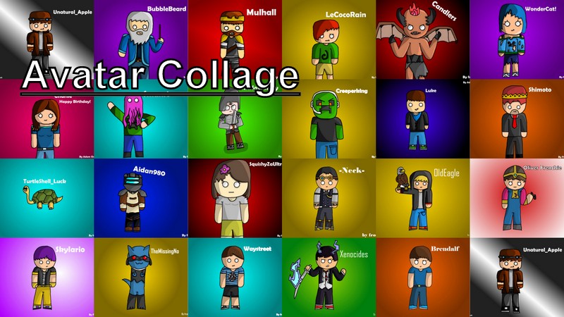 Avatar Collage Minecraft Blog
