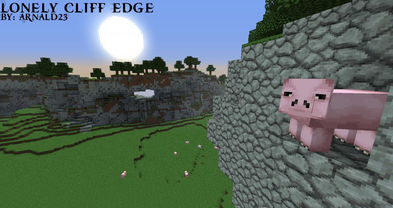 Lonely Cliff Edge Minecraft Map