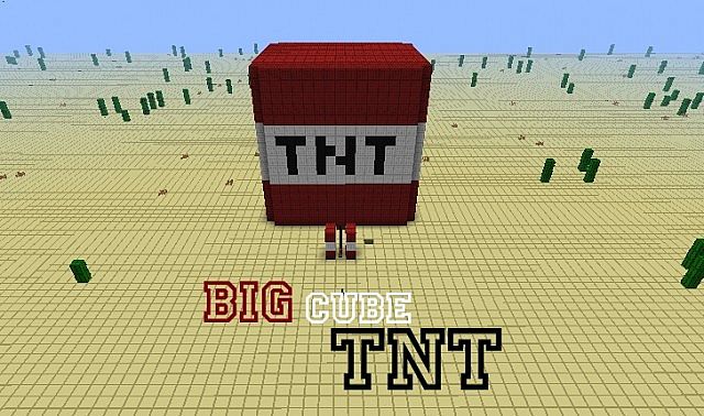 Big Cube TNT Minecraft Map
