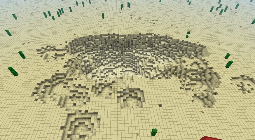 Big Cube TNT Minecraft Map