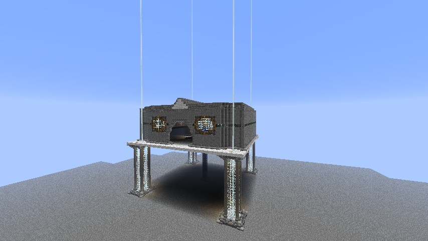 Floating Library Minecraft Map