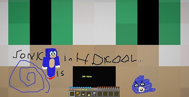 HD Sonic Skin Minecraft Map