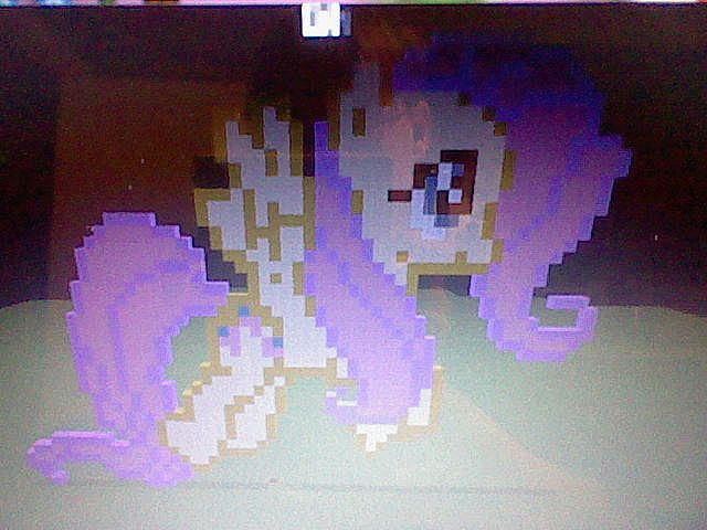 Fluttershy pixel minecraft project Minecraft Map