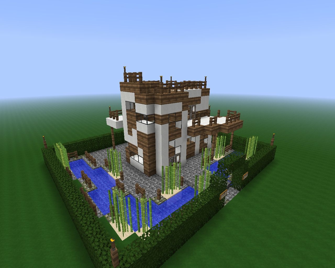 Serene Paradise [First ever modern build] Minecraft Map