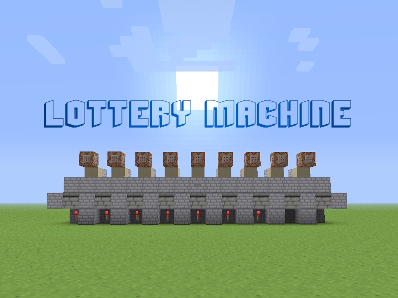 Lottery Machine - Fully Customisable Minecraft Map