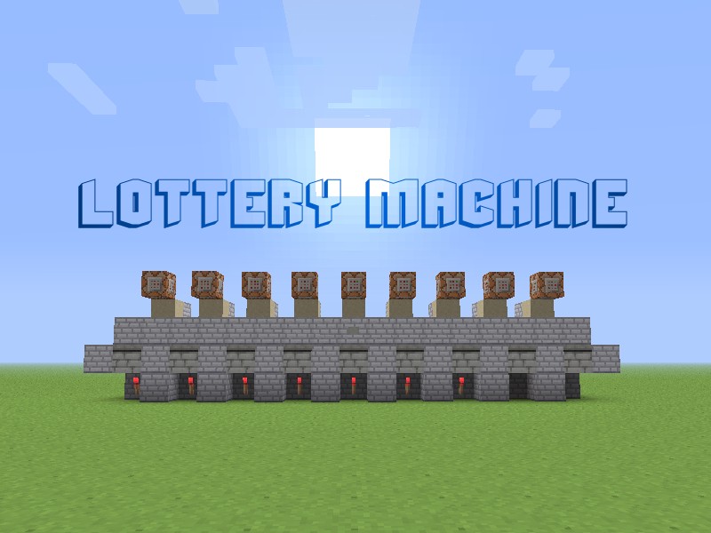 Lottery Machine - Fully Customisable Minecraft Map