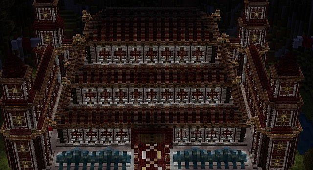 Minecraft Timelapse #1 - Shadowglen Temple Minecraft Map