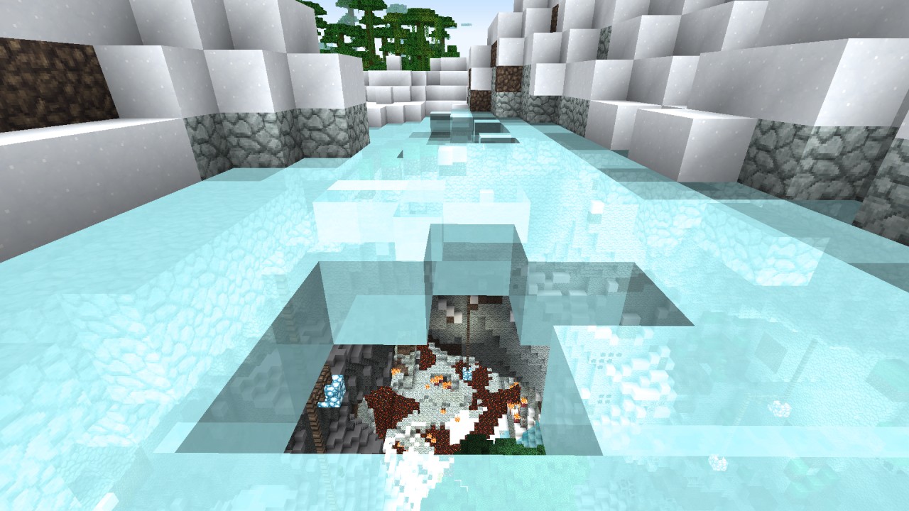 Covered In Ice. Minecraft Map