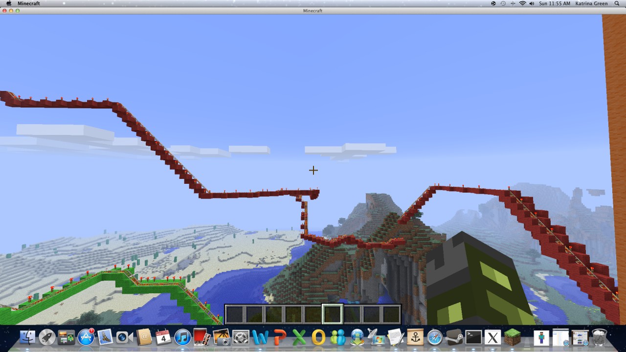 Roller coaster Fun - 3 coasters + More Minecraft Map