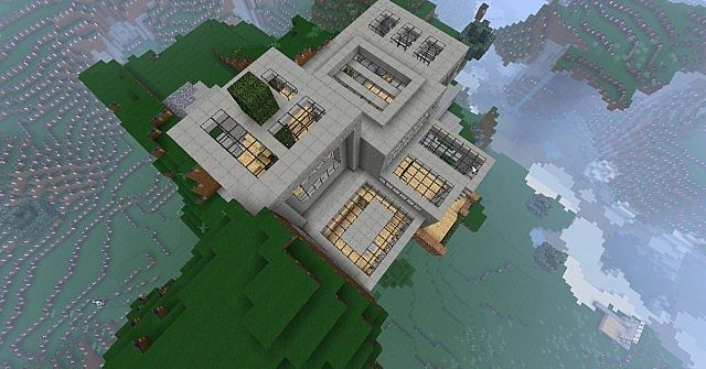 Cliffside Mountain Home Minecraft Map