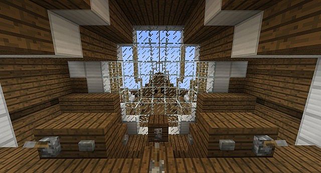 Flying Warship Minecraft Map