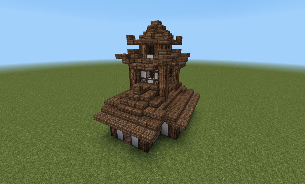 Asian house designs by: perunaxi Minecraft Map