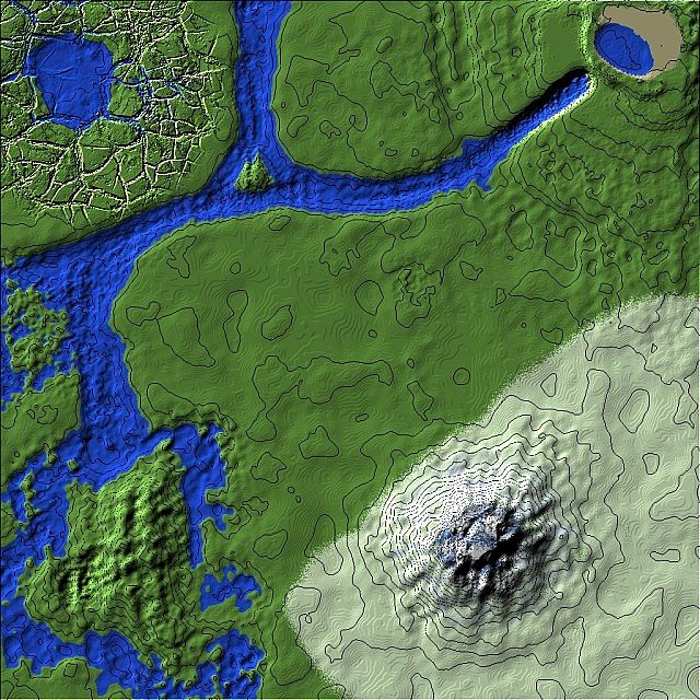 [Custom Terrain] The Lands Of Bysonia Minecraft Map
