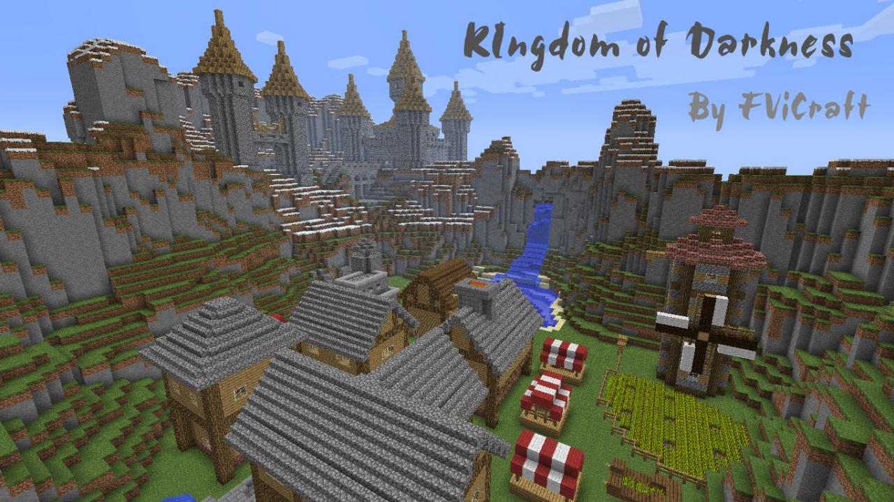 Kingdom Of Darkness - Minecraft PVP map - By FViCraft Minecraft Map
