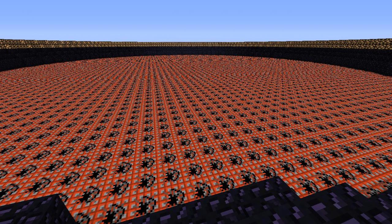 Circular Spleef! Minecraft Map